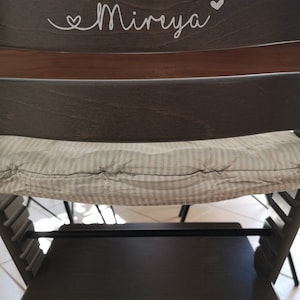 High chair stickers name stickers individual | Etsy