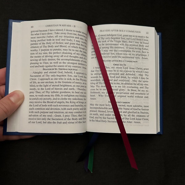 BOTANICAL BLISS Bible Bookmark Ribbons/ Multi Page Book Mark/ Bible ...