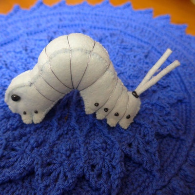Felt Moth Green Caterpillar PDF Pattern Download, Sewing Tutorial - Etsy