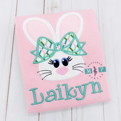 Easter Bunny Applique Design Easter Design Bunny Embroidery Rabbit ...