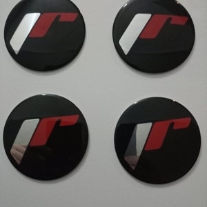 Metal Stickers Car Wheel Center Cap Stikers Set of 4 - Etsy