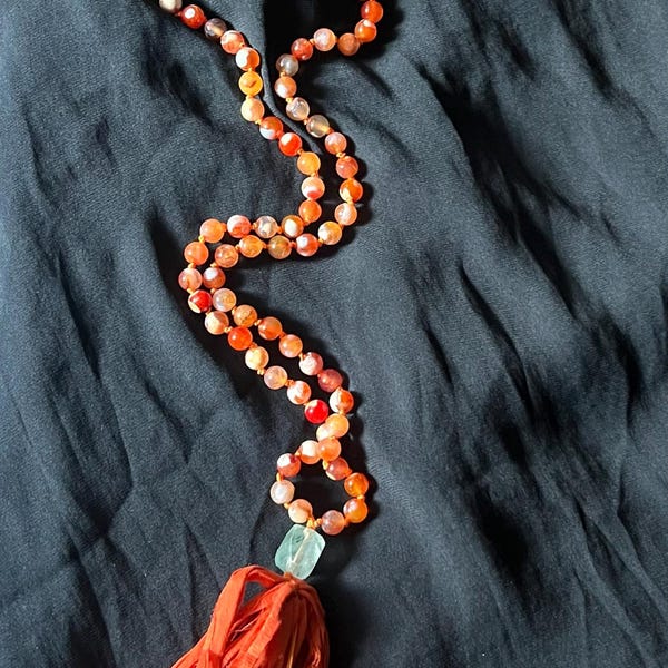 DIY Mala Bead Cord & Needle Bundle: Nylon Thread, 17 Ft - Etsy