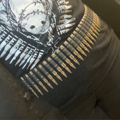 Bullet Belt,punk Belt,gothic Belt,heavy Metal Bullet Belt,punk Fashion ...