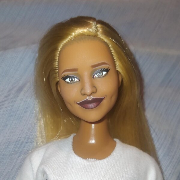 Repainted Glee Barbie FULL DOLL - Etsy