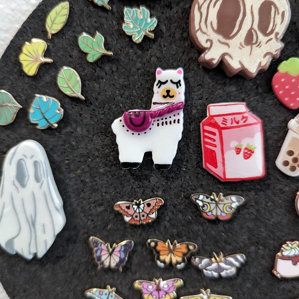 Llama Clay Pin - Etsy