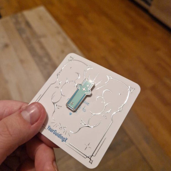 X Chronicles Aegis Core Crystal Enamel Filler Pins - Pneuma Enamel Pin ...