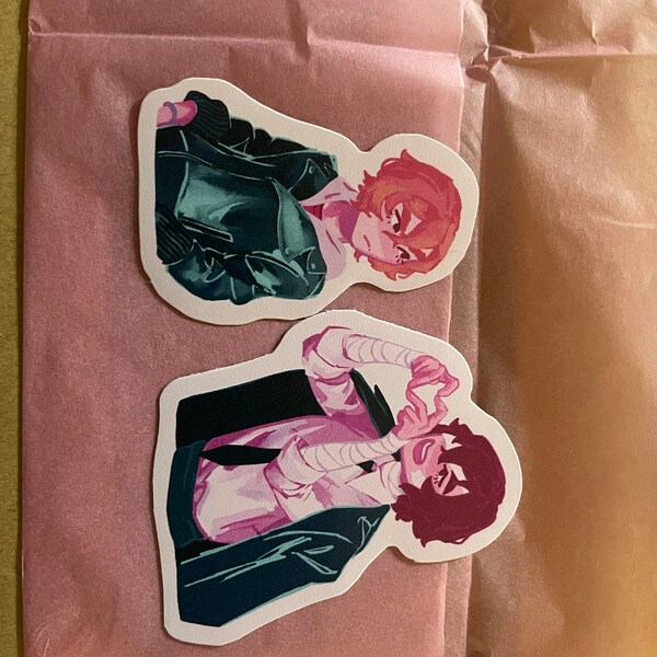 Soukoku Heart Sticker | 6CM Cute Vinyl Sticker - Etsy UK