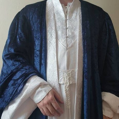 Dark Green Cloak Fully Lined With Black Satin, Hooded Velvet Medieval ...