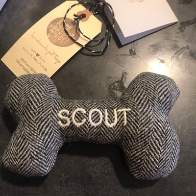 Dog Toy. Personalized Pet Toy With Embroidered Name. Durable Dog Toys ...