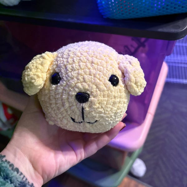 Loaf Dog Golden Retriever Crochet Pattern PDF - Etsy