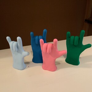 Handmade American Sign Language Sculpture by SignLanguageHands