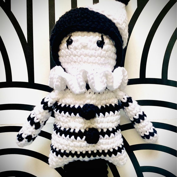Amigurumi Crochet Pierrot Clown Pattern Digital Download - Etsy