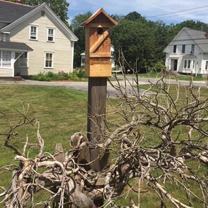 4x4 Post Mount for Bird Feeders or Bird House Cedar Wood TBNUP 1S - Etsy