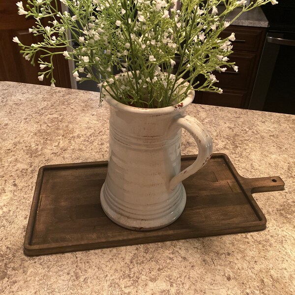 Rustic Serving Tray, Wooden Serving Tray, Rustic Wood Platter ...