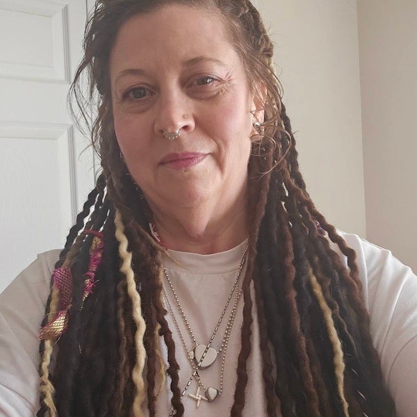 Blonde Human Hair Loc Extensions-bundle of 10 - Etsy