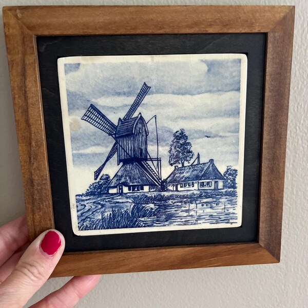 Ceramic Tile Wood Frame: Custom 8-inch X 8-inch Real Wood Frame for ...