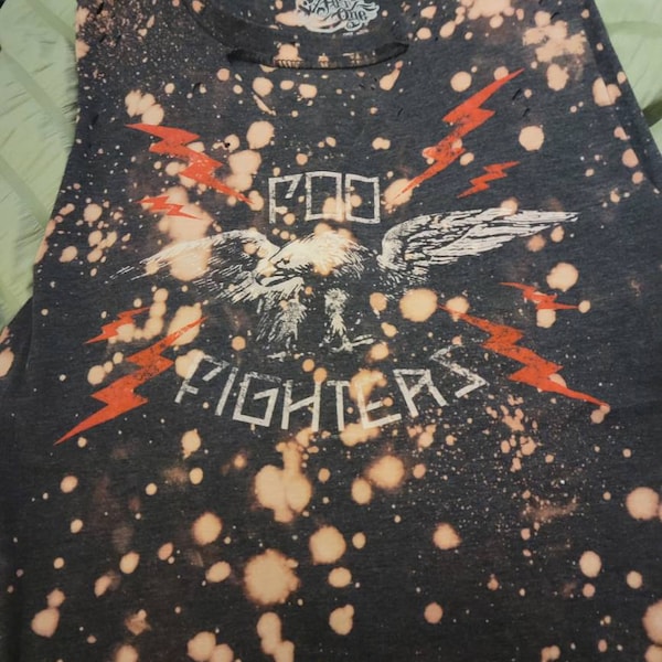 Custom Distressed & Embellished Concert Band Tee Personalized - Etsy
