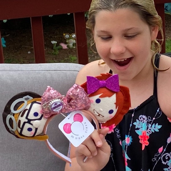 Mickey Ears Disney Pixar up Ears Carl and Ellie Disney Parks Mouse Ears ...