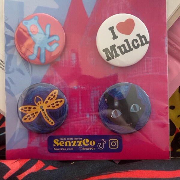 Coraline Embossed Sticker | Ghost Eyes Stone | Coraline Taffy Bowl ...