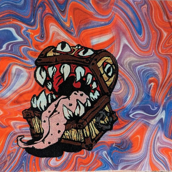 Mimic Treasure Chest Svg, Trunk Mimic, D20, Mimic Clip Art, Monster ...