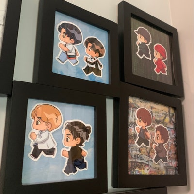 BTS fake Love Running Chibi Stickers - Etsy
