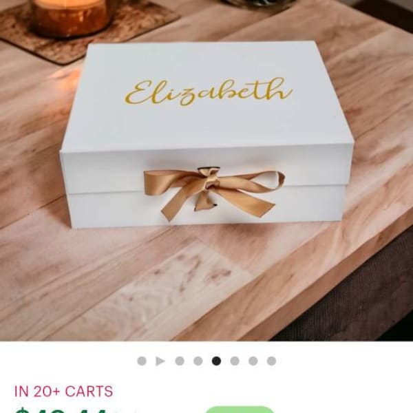 Luxury Bride Gift Box Set, Future Mrs Gift Box,personalized Bridal ...