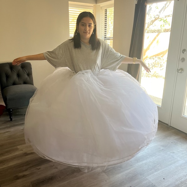 Mega Fluffy Crinoline Petticoat: Quinceanera Wedding Dress Slip - Etsy