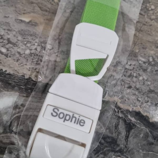 ROLSELEY Custom Buckle Personalised Quick and Slow Release Medical ...