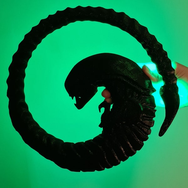 Alien Xenomorph LED Wall Art - Etsy