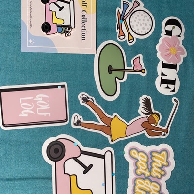 Girl Golf Stickers, Golf Stickers Golf Gift Coach Gifts, Sport Stickers ...