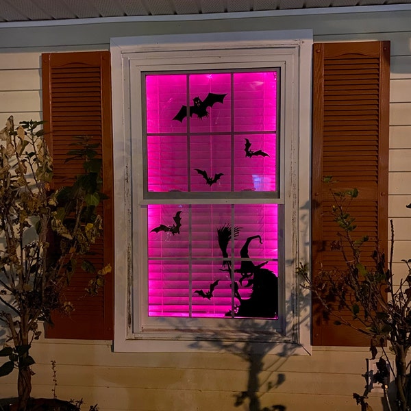 Wicked Witch #11, Wall or Window Decal : Halloween - Etsy
