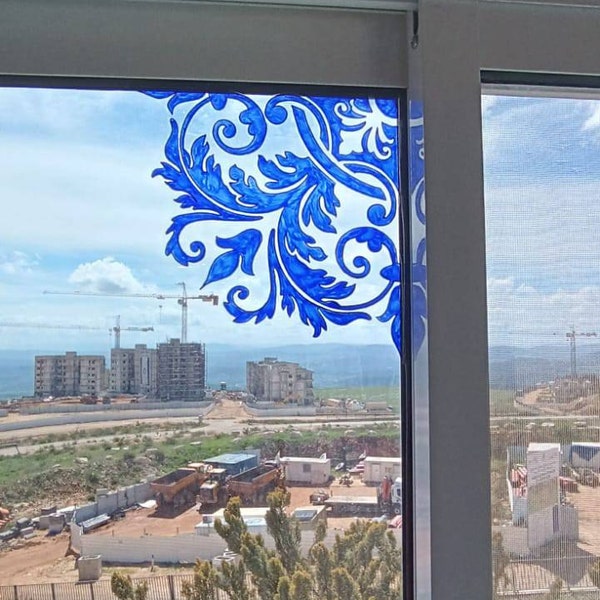 Wicoart Sticker Window Color Cling Vitrail Stained Glass Decal ...