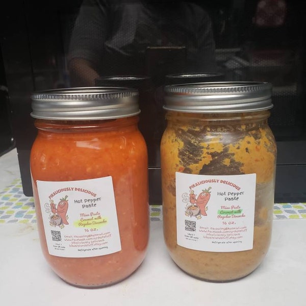 Guam Regular Pepper 16oz. Dinanche (hot Pepper Paste) - Etsy