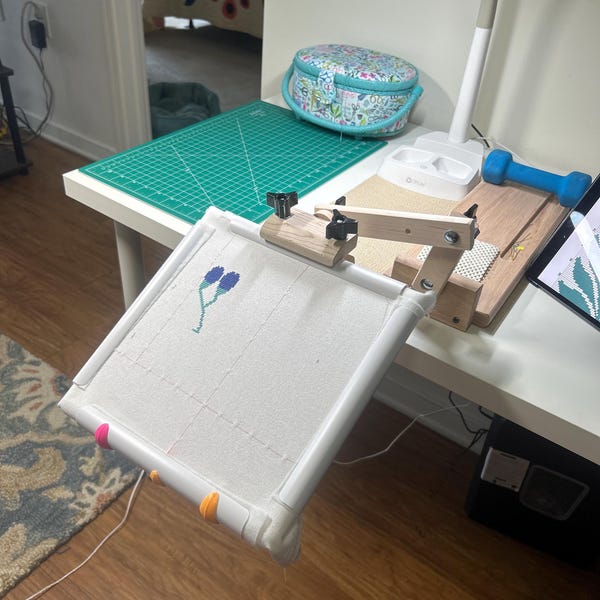 STAINED 14 Octagonal Rug Hooking Lap Frame 14 Inside Area - Etsy