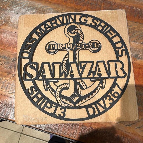 Personalized Seashell Sign, Beach House Sign, Coastal Decor, Nautical ...