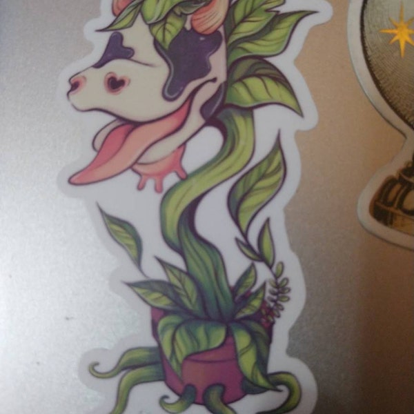 Sims Cow Plant Sticker - Etsy