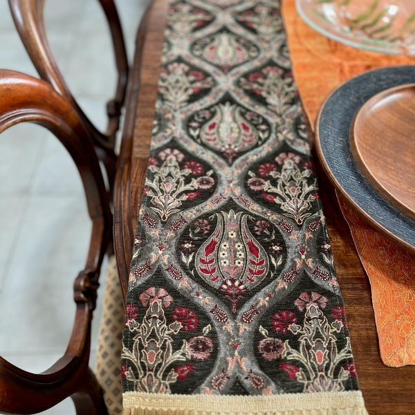 Handmade Bed Runner, Rug Pattern Mustard,red&black Colors 20/78" Inches ...