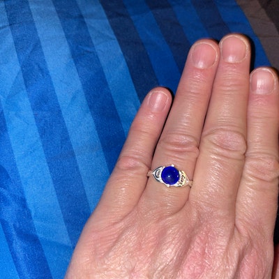 14K Gold Mood Ring, Dainty Ring for Women, Feeling Stone Ring, Colorful ...