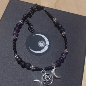 Hecate Prayer Beads, Hekate Moon Lit Magic, Phases of the Moon, Triple ...