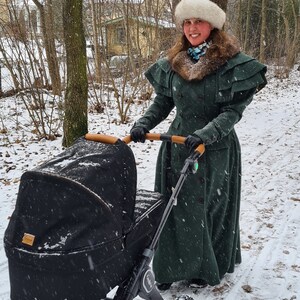 Coat solomiya in Edwardian Style Vintage Style Wool Coat - Etsy