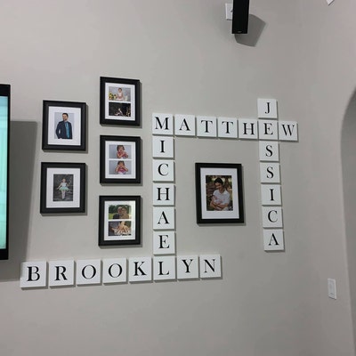 Large Scrabble Tiles Wall, Scrabble Letters, Wall Art, Wall Decor ...
