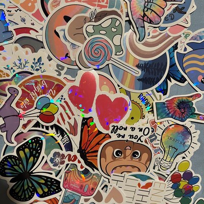 300pc VSCO Stickers Pack Ocean Themed Outdoor Decal for Laptop Hydro ...