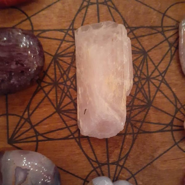 RARE Gorgeous Black Riebeckite Included Quartz Double Point With ...