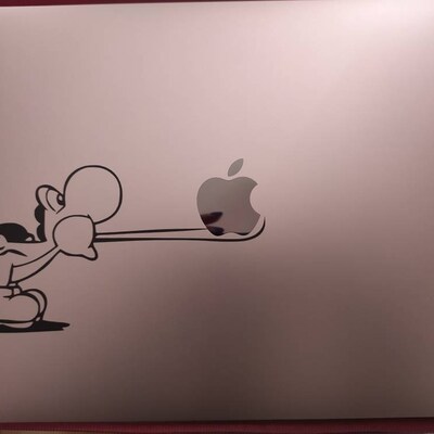 Yoshi Mario MacBook Decal, MacBook Sticker, Laptop Decal, Laptop ...