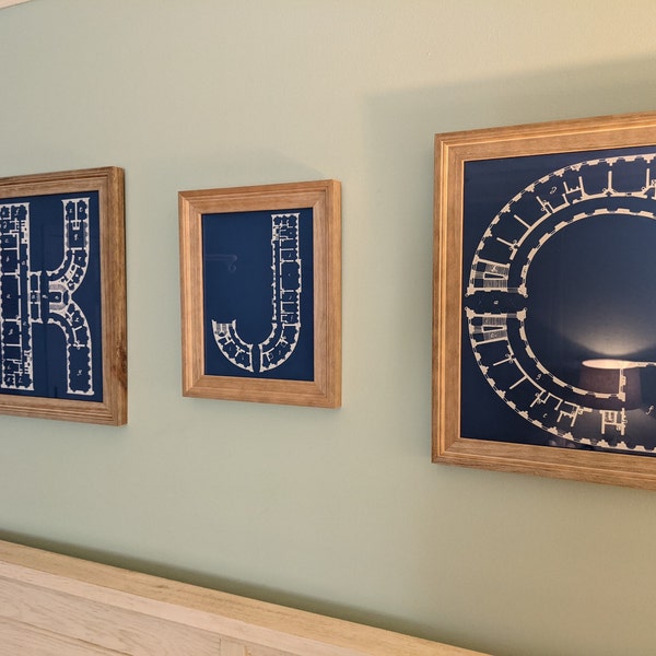 Blue Conch Shell Nautical Vintage Style Art Print Beach House Decor - Etsy