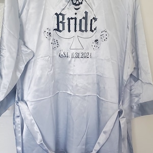 Brides Moon Coven Robe, Maid of Honor Robe, Witch Bridal Party Robe ...