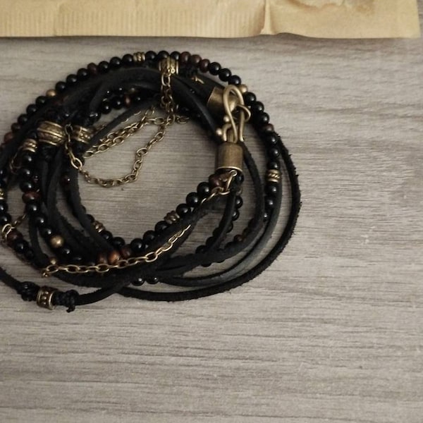 Bohemian Multistrand Pants Chain Black Bandana Rockstar Chain for Pants ...