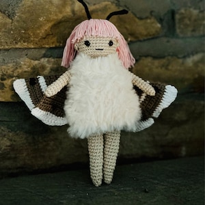 Moth Sprite Critter Stitch Crochet Pattern / Amigurumi Moth Girl - Etsy