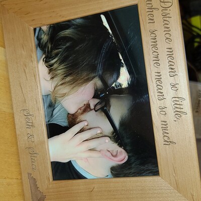 Personalized Long Distance Relationship Picture Frame by Lifetime ...