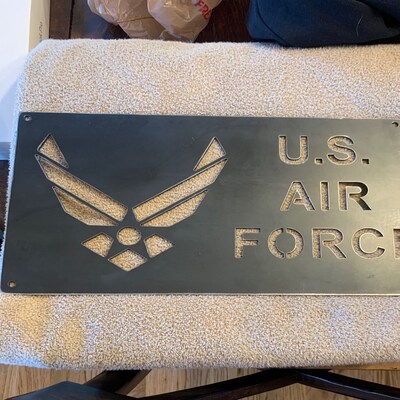 Custom U.S. Air Force Metal Sign - Etsy